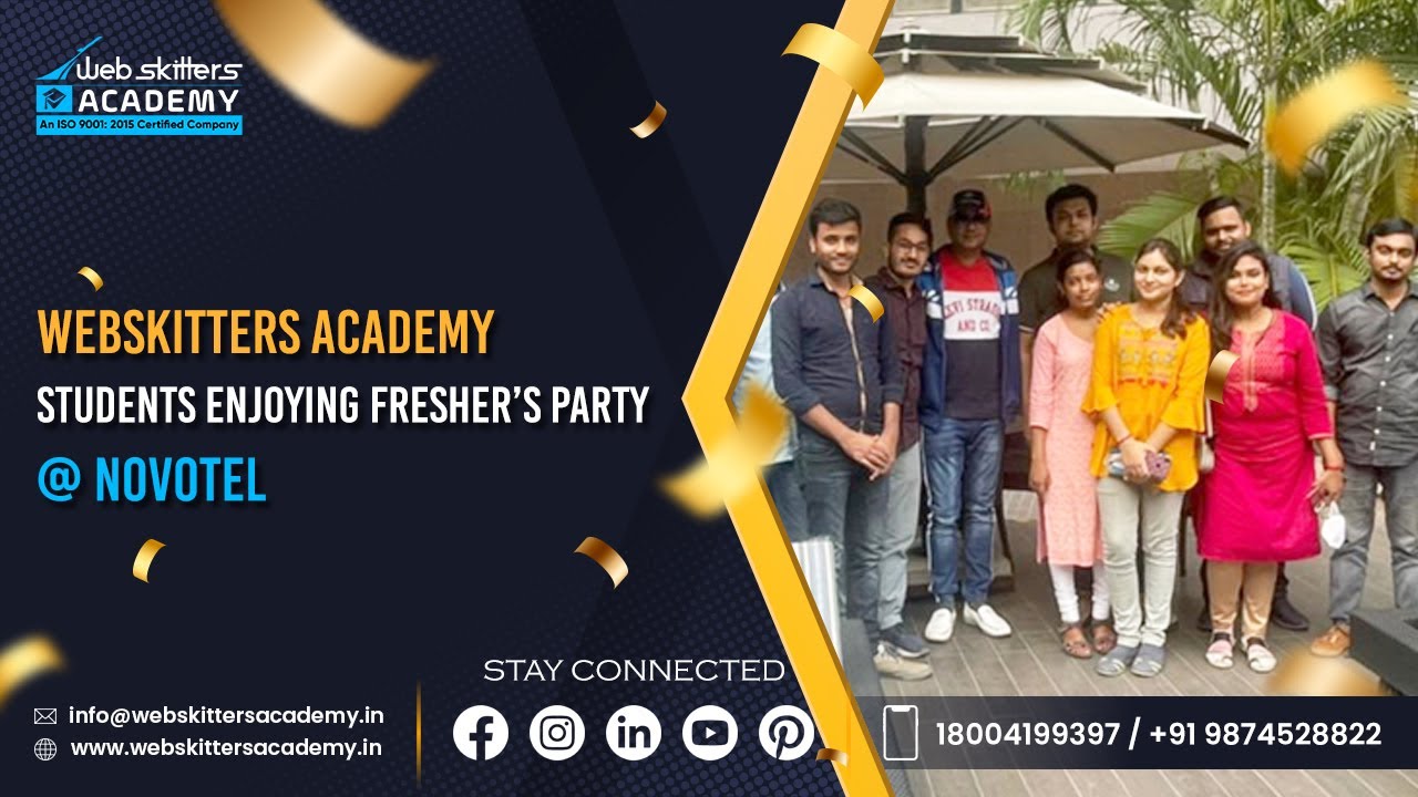 Students Enjoying Their Welcome Party @Novotel | Webskitters Academy ...
