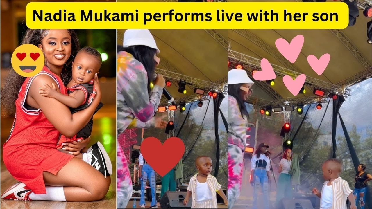 Nadia Mukami performs live with her son #trending#nadiamukami #arrowboy ...