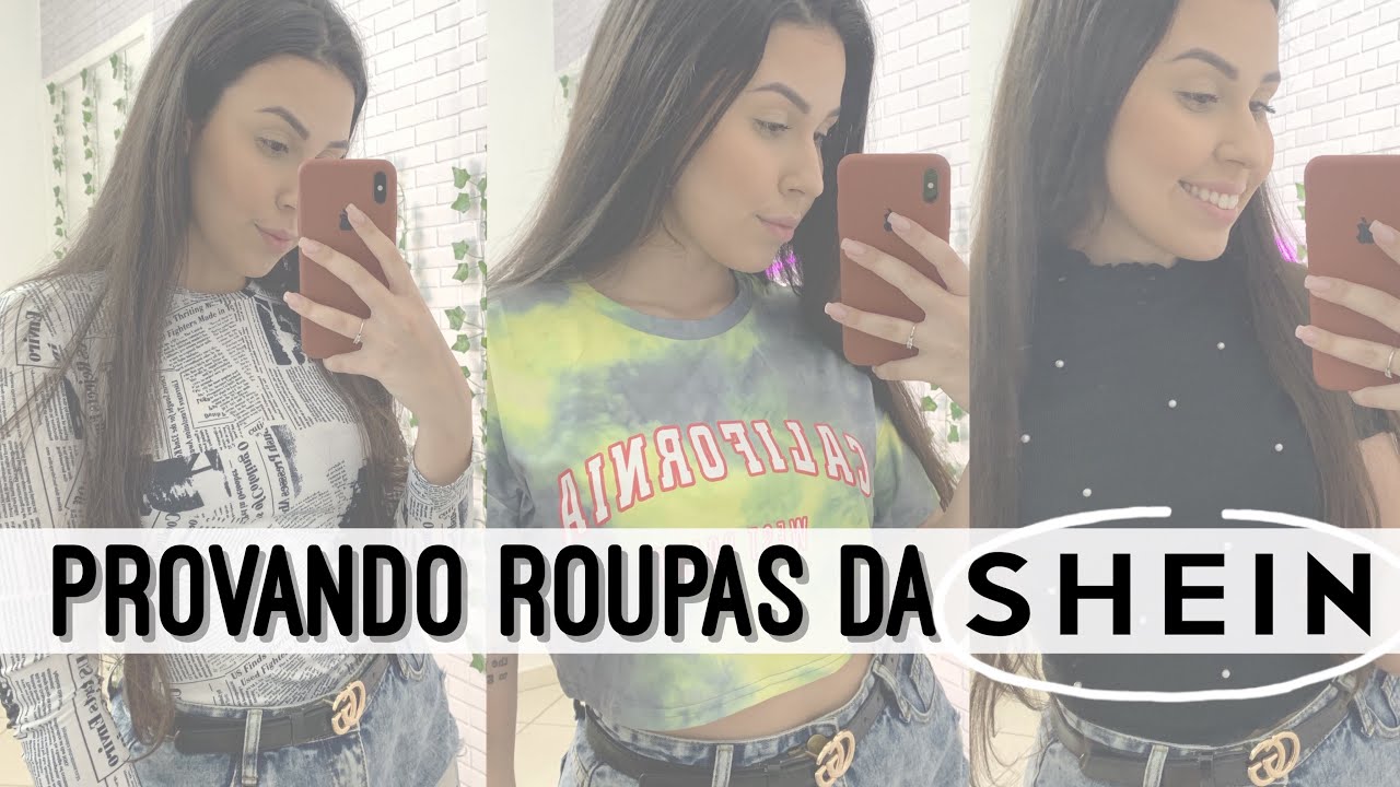 PROVANDO ROUPAS DA SHEIN 2 | ROUPAS E ACESSÓRIOS - YouTube
