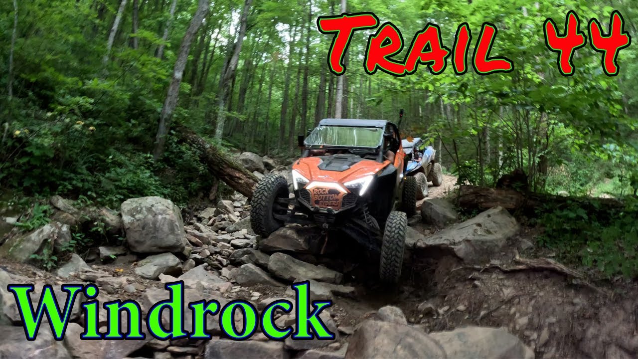 Windrock | double black | trail 44 - YouTube