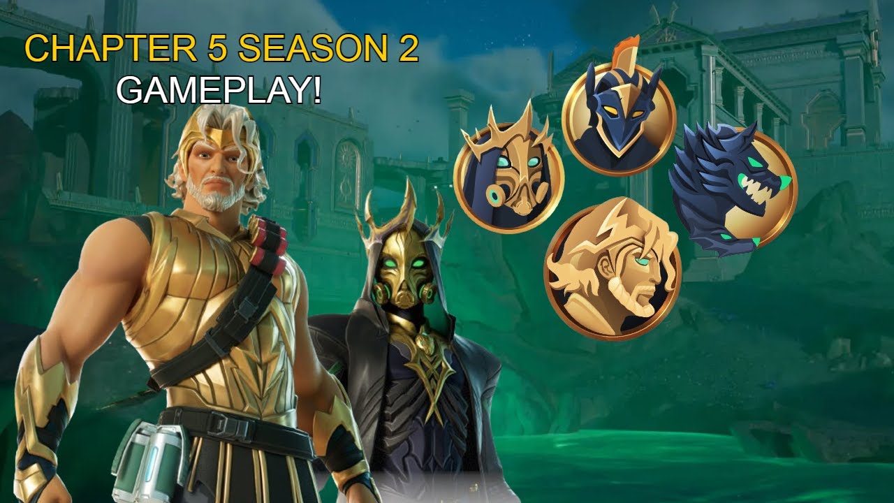 FORTNITE - CHAPTER 5 SEASON 2 GAMEPLAY VERY COOL MYTHICS!! - YouTube