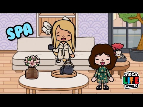 Um dia de SPA no Toca Life World!!! SPA DAY Toca Boca!!!🥰🥰🥰😊😊😊😄😄😄 - YouTube
