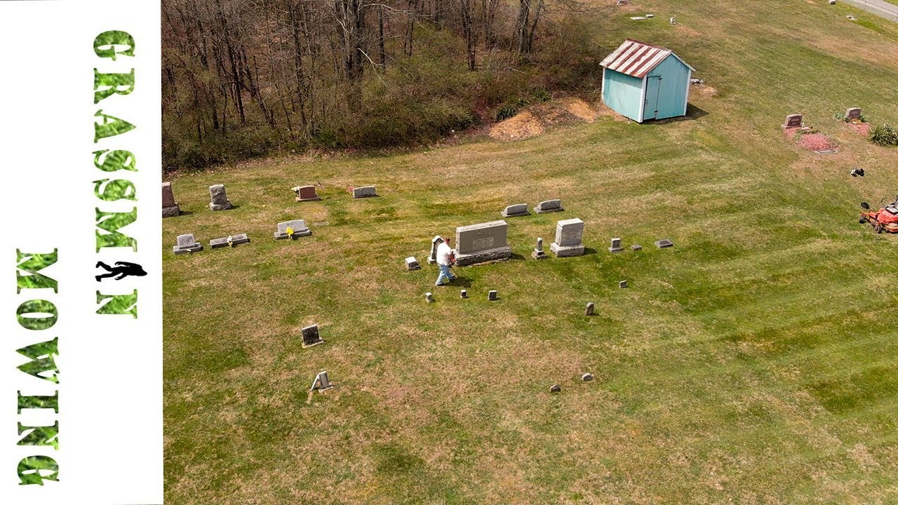 2018 LAWN CARE How To Mow A Cemetery - YouTube