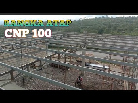 rangka atap cnp 100 - YouTube