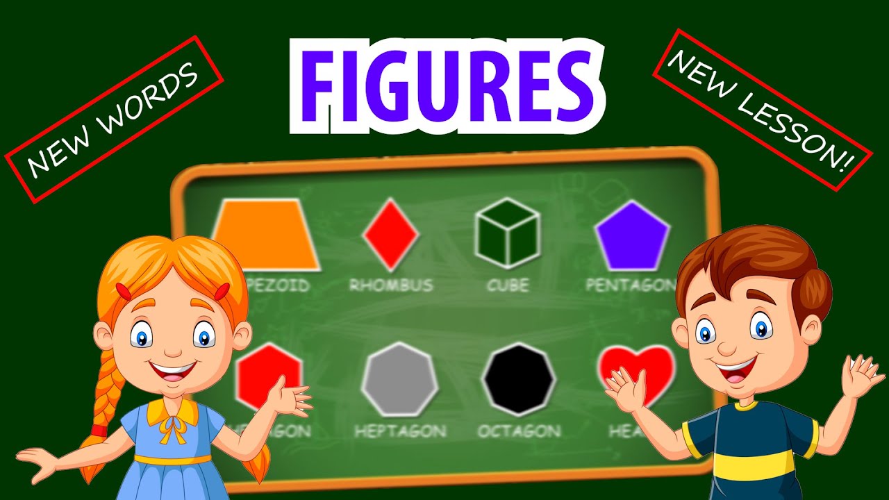 Figures LEARNING for Kids | Let's learn figures with US #figures # ...