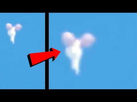 Humanoid object flying over New York - YouTube
