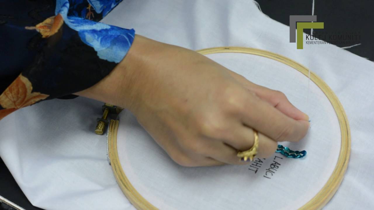 video 10 : Sulaman Tangan (Sulaman Manik 2) - YouTube