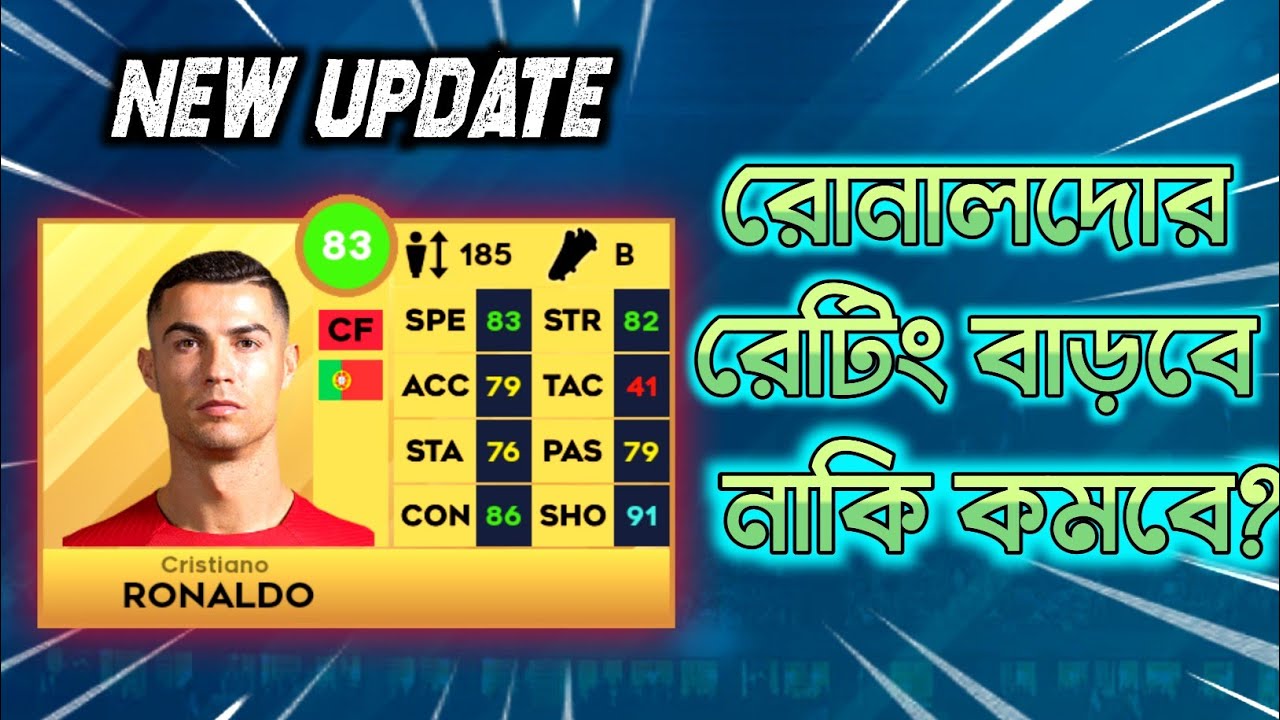 Dls 23 New Update | DLS 23 Ronaldo Rating Upgrade or Down ? Dream ...