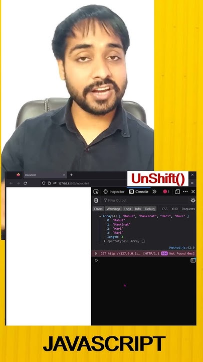 UnShift In Javascript - YouTube