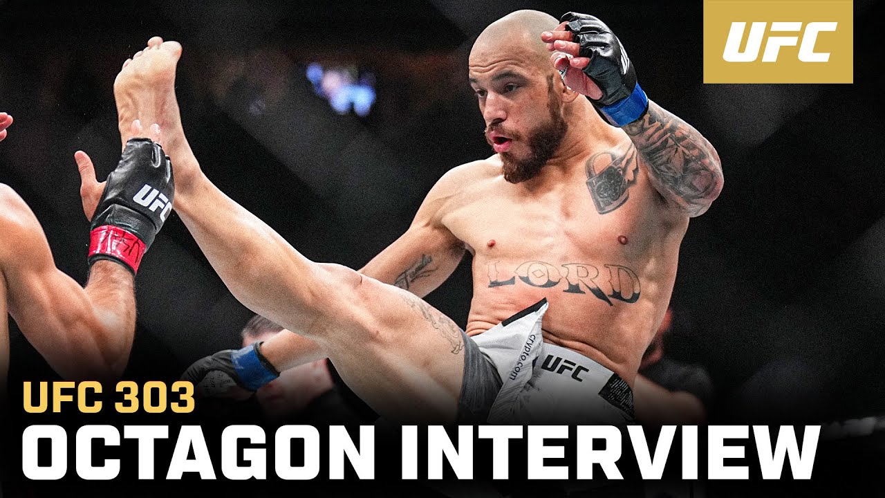 Jean Silva Octagon Interview | UFC 303 - YouTube