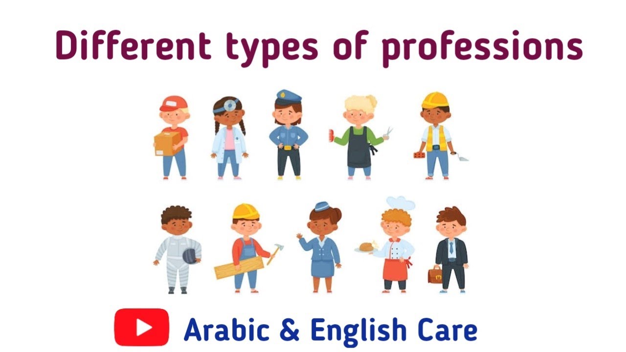 Different types of professions 68 vocabularies - YouTube