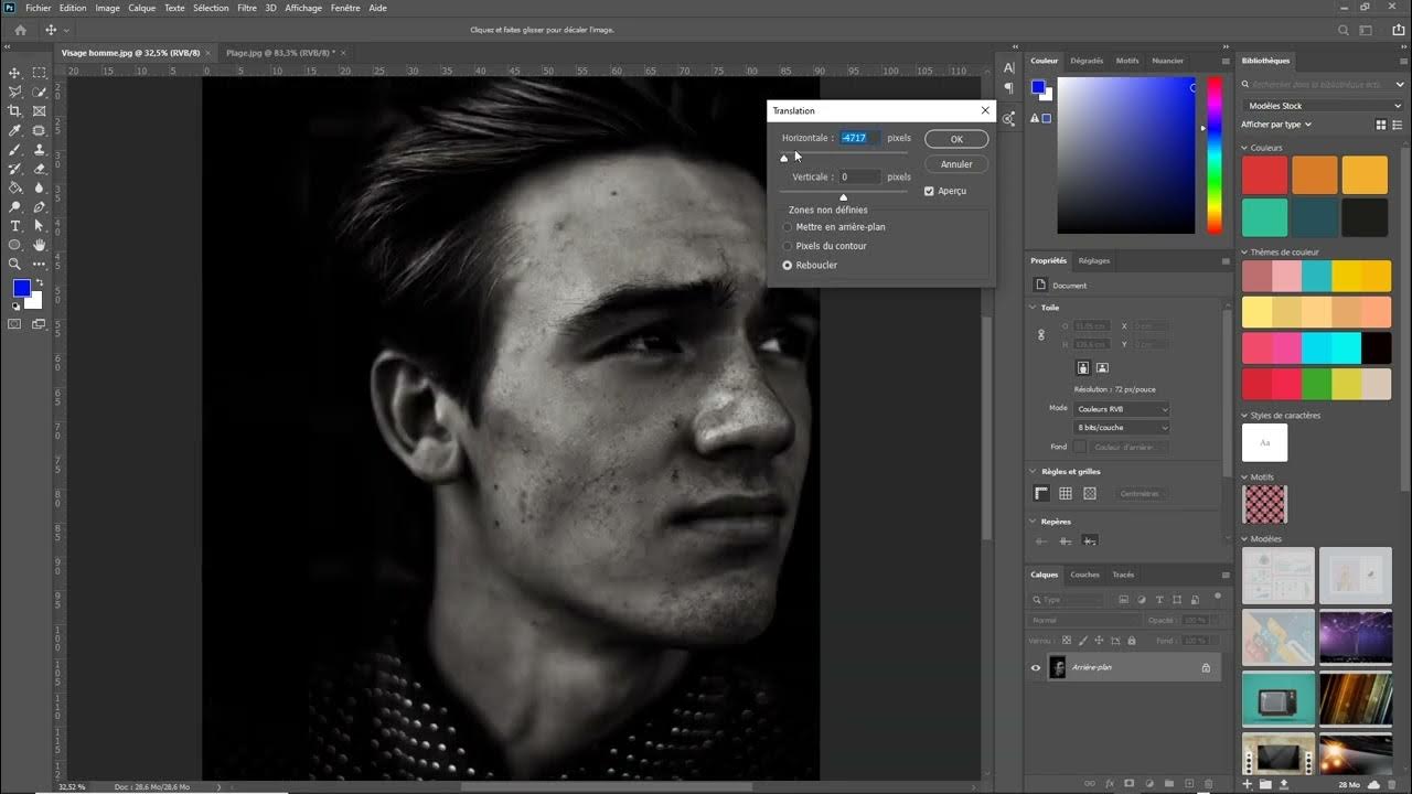 Photoshop (86) : Quelques filtres graphiques - YouTube