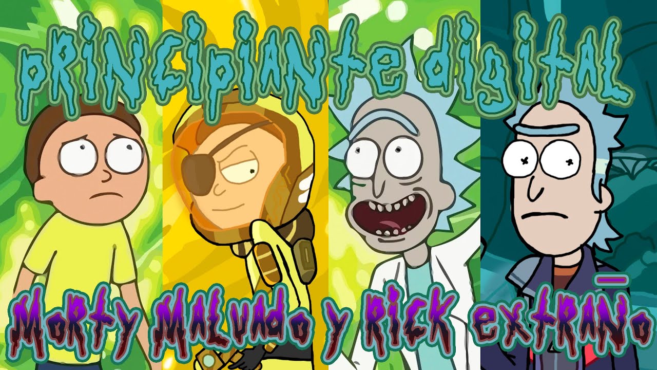MORTY MALVADO y RICK EXTRAÑO - EDDYDIBUJOS - Principiante Digital - YouTube