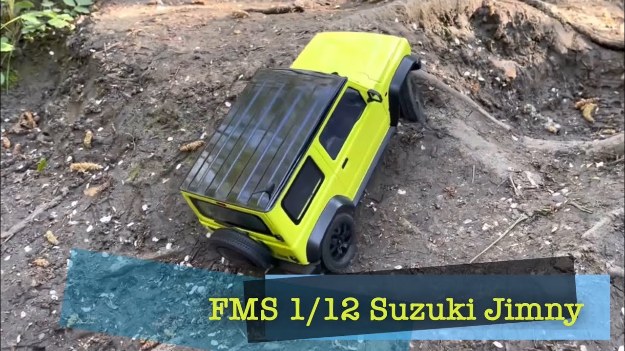 FMS 1/12 Scale Suzuki Jimny First Drive - YouTube