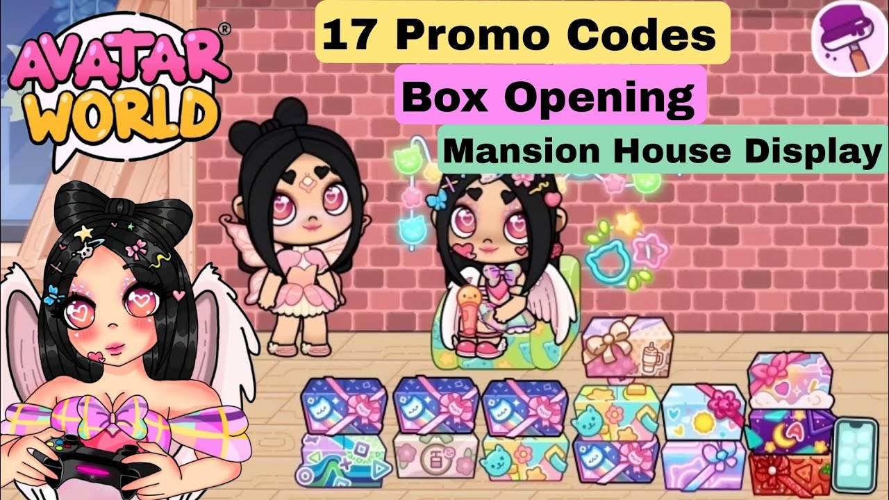 17 FREE PROMO CODES IN AVATAR WORLD!!! || 17 BOX OPENINGS!!! || MANSION ...