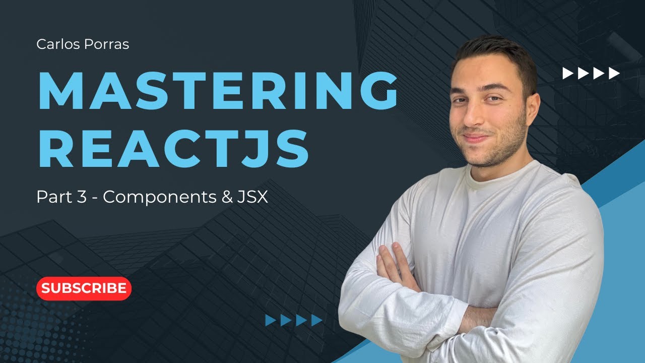 ReactJS Mastery Series | Part 3: Components and JSX - YouTube