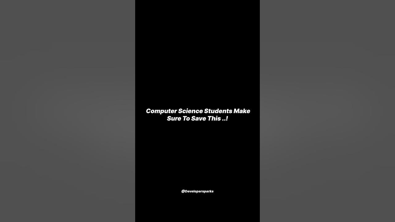 Computer science students should save this ️ #coding #codinglife #software #softwareengineer # ...