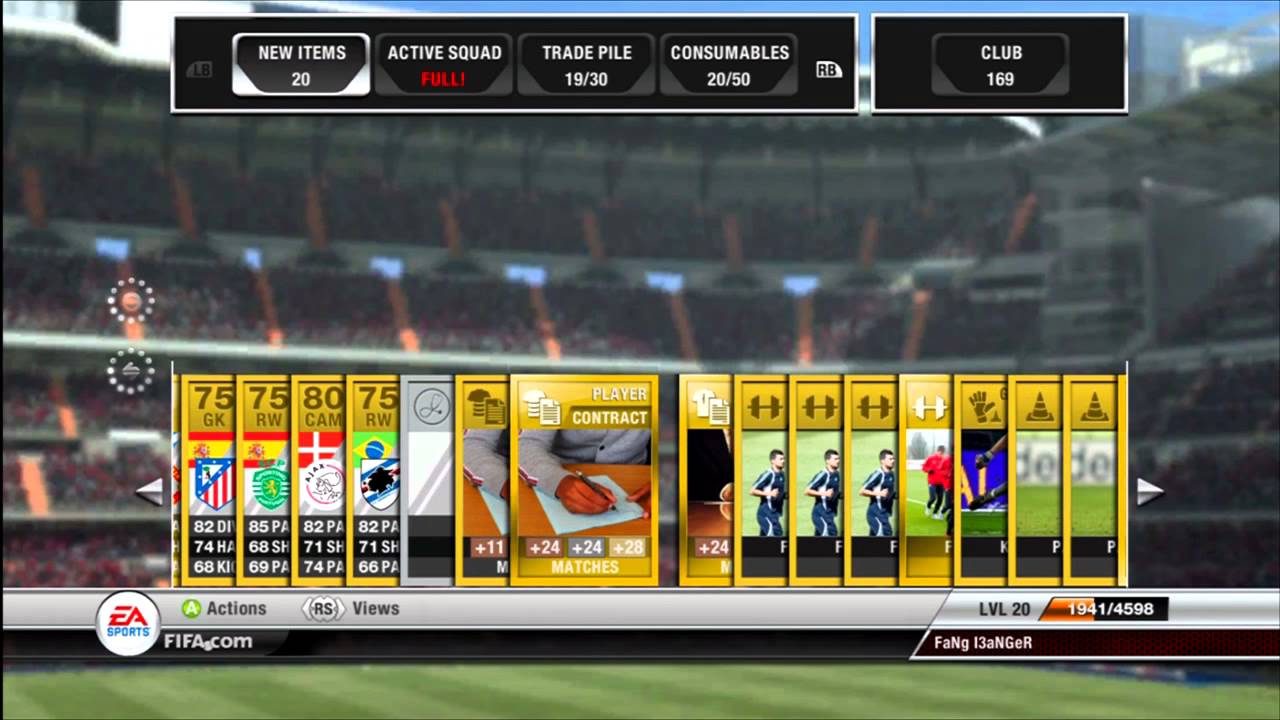 Fifa 12 Ultimate Team Pack Opening w/ FaNg BaNger! - YouTube