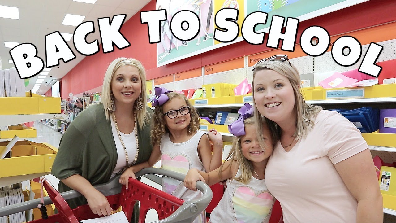 TARGET BACK TO SCHOOL SHOPPING FOR KINDERGARTEN! - YouTube