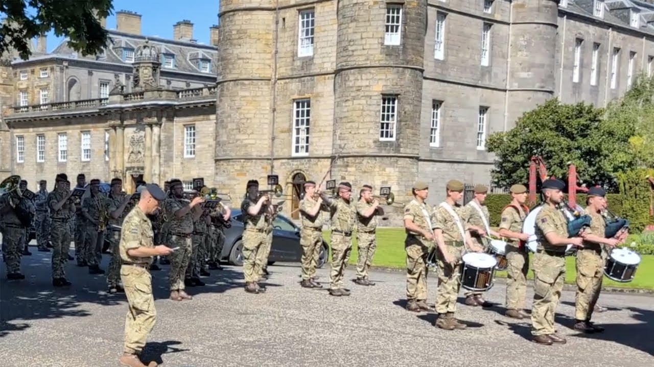 Scottish Royal Marching Band - Practice Session - YouTube