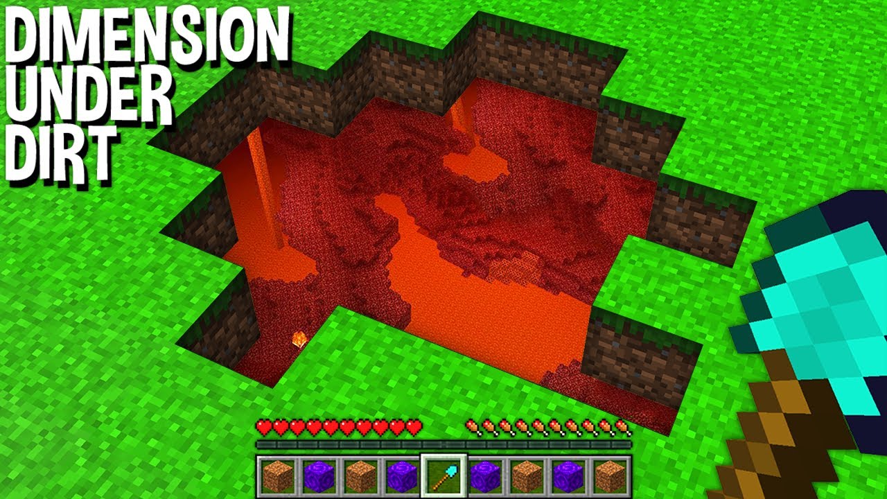 How to find CURSED DIMENSIOM under DIRT in minecraft ! MYSTIC WORLD ...
