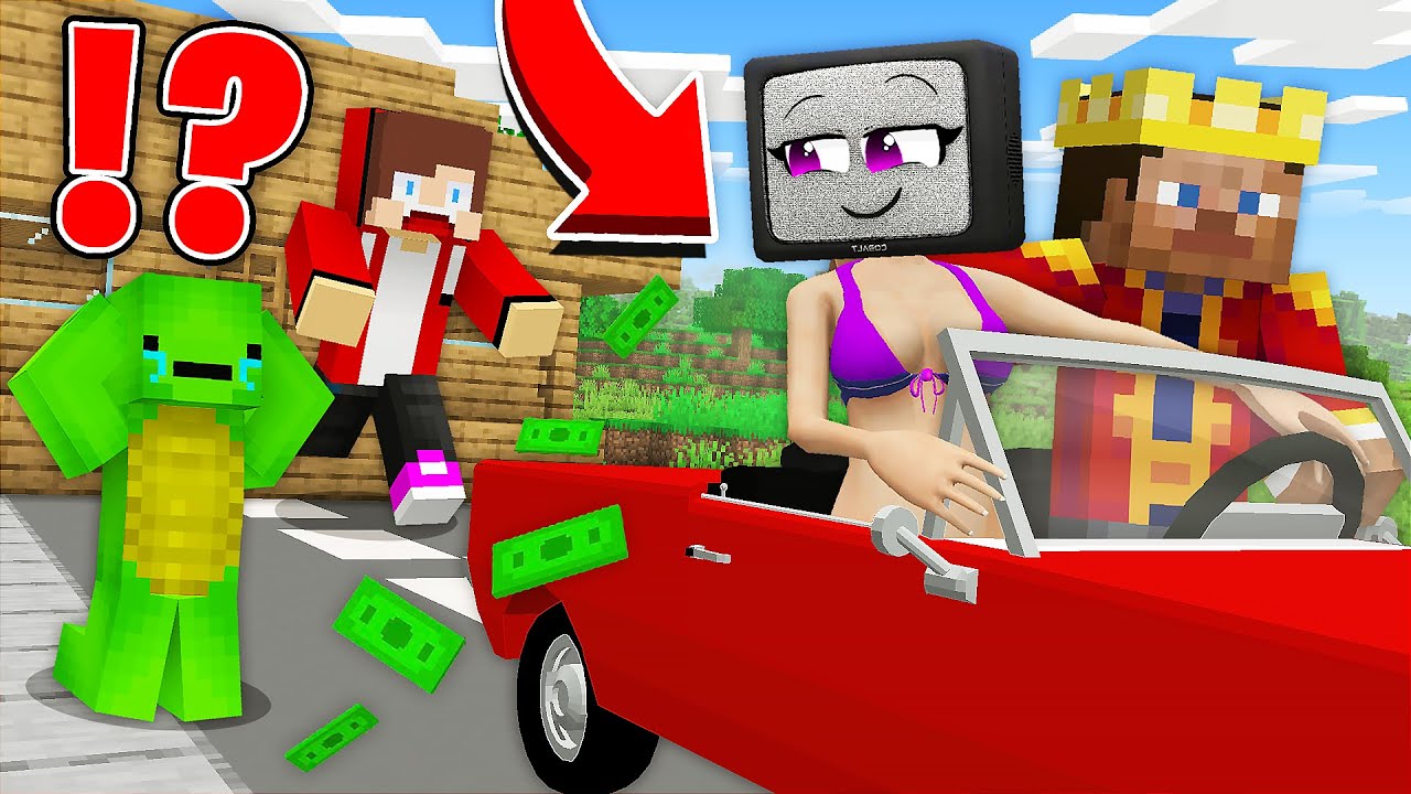 TV WOMAN Left JJ and Mikey for a RICH Boyfriend LOVER! JJ and Mikey SAD ...