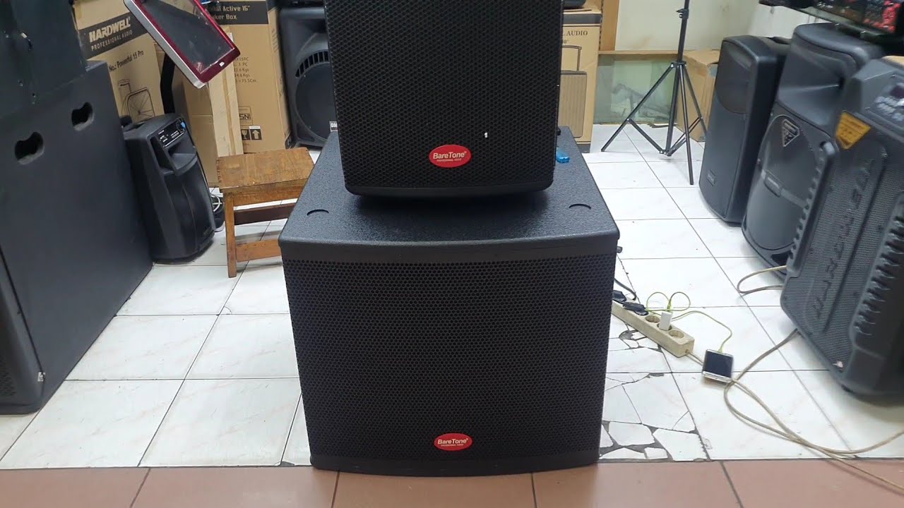 Review Subwoofer Aktif 18 Inch Baretone SW18 1600Watt Gagal Cek Sound ...