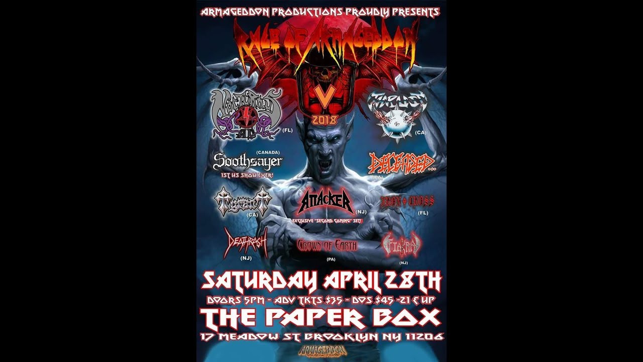 Attacker - Live @ the Paper Box in Brooklyn, NY 4/28/18 - YouTube