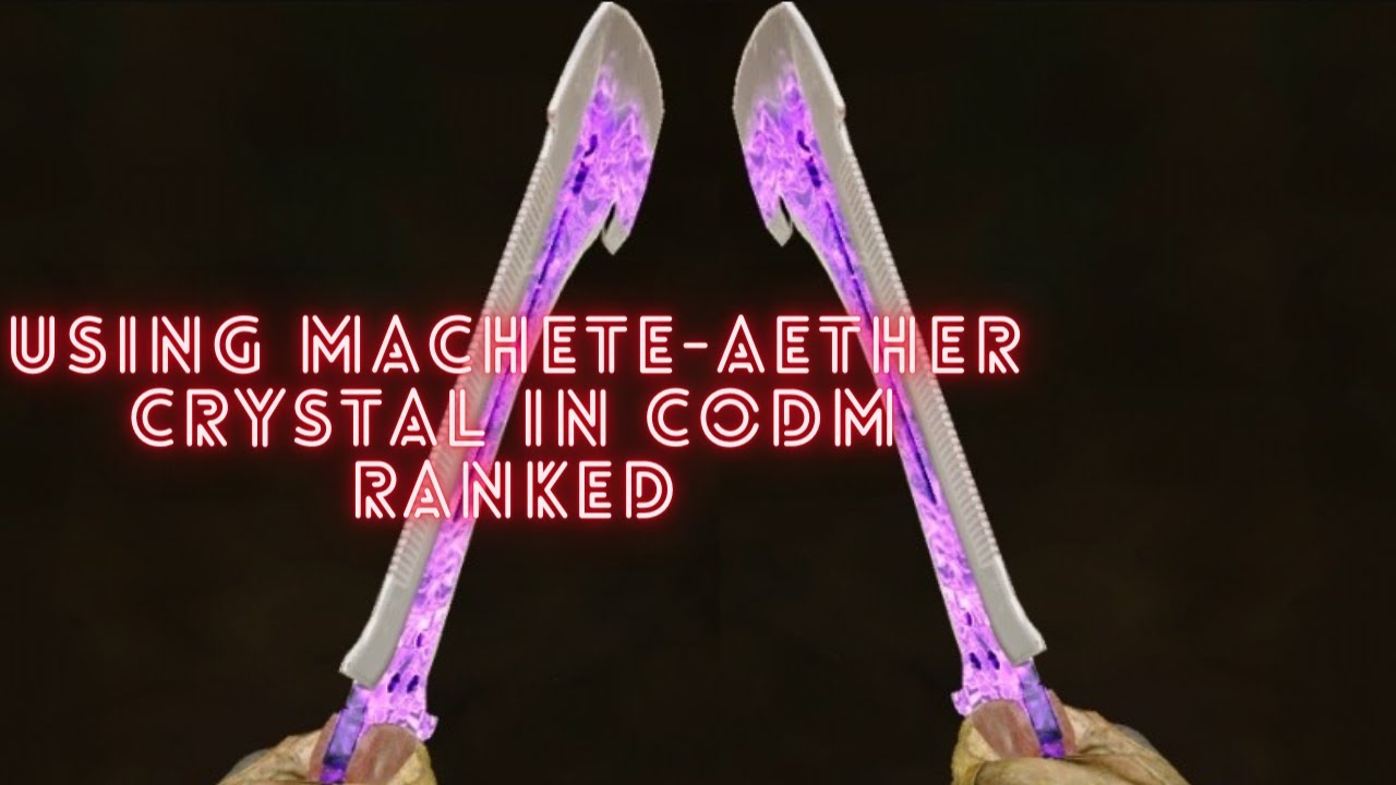 Using Machete-Aether Crystal - YouTube