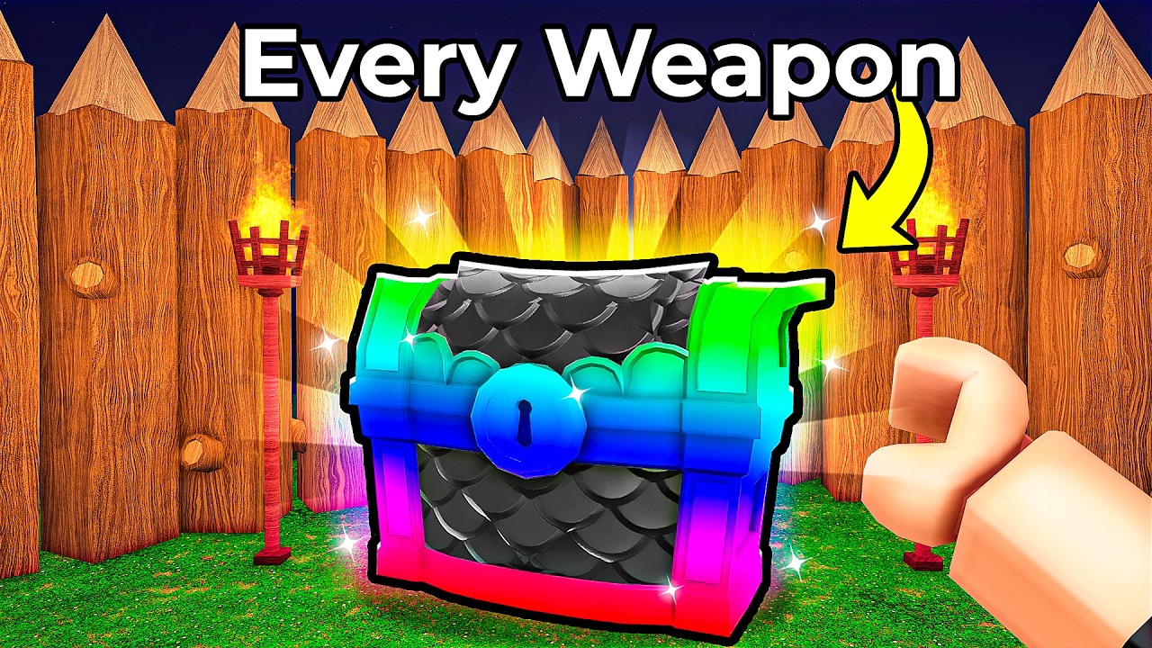 Gathering The RAREST Weapons in 99 Nights in the Forest! - YouTube