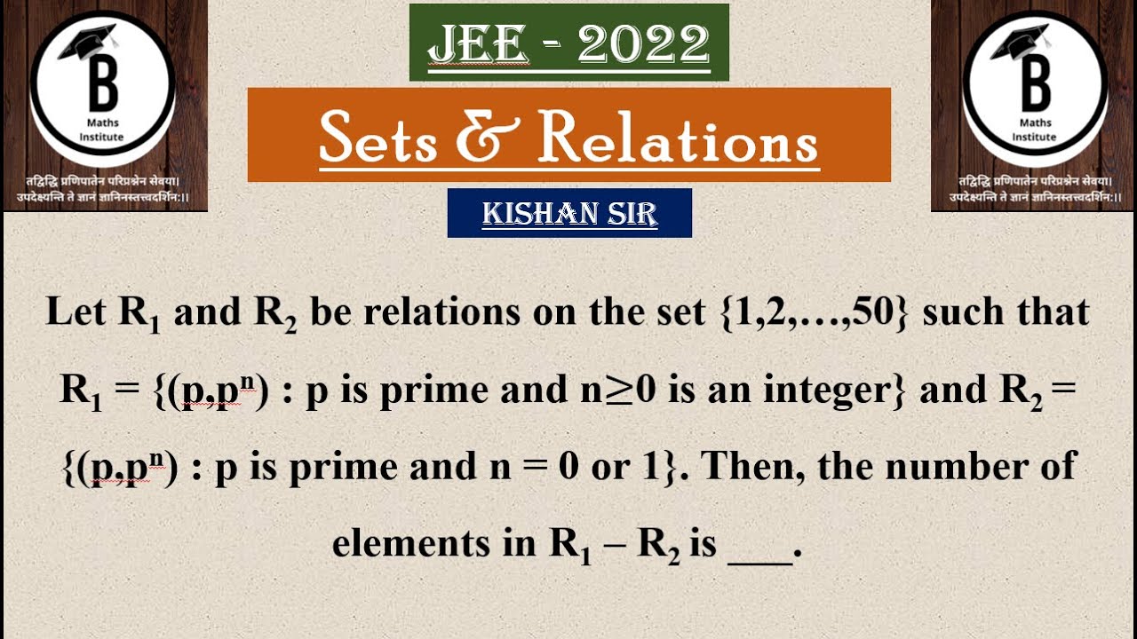 Let R1 and R2 be relations on the set {1,2,…,50} such that R1 = {(p,pn ...