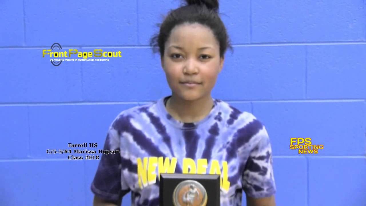 Farrell HS 2018 G/5-8/#4 Marissa Hopson - YouTube
