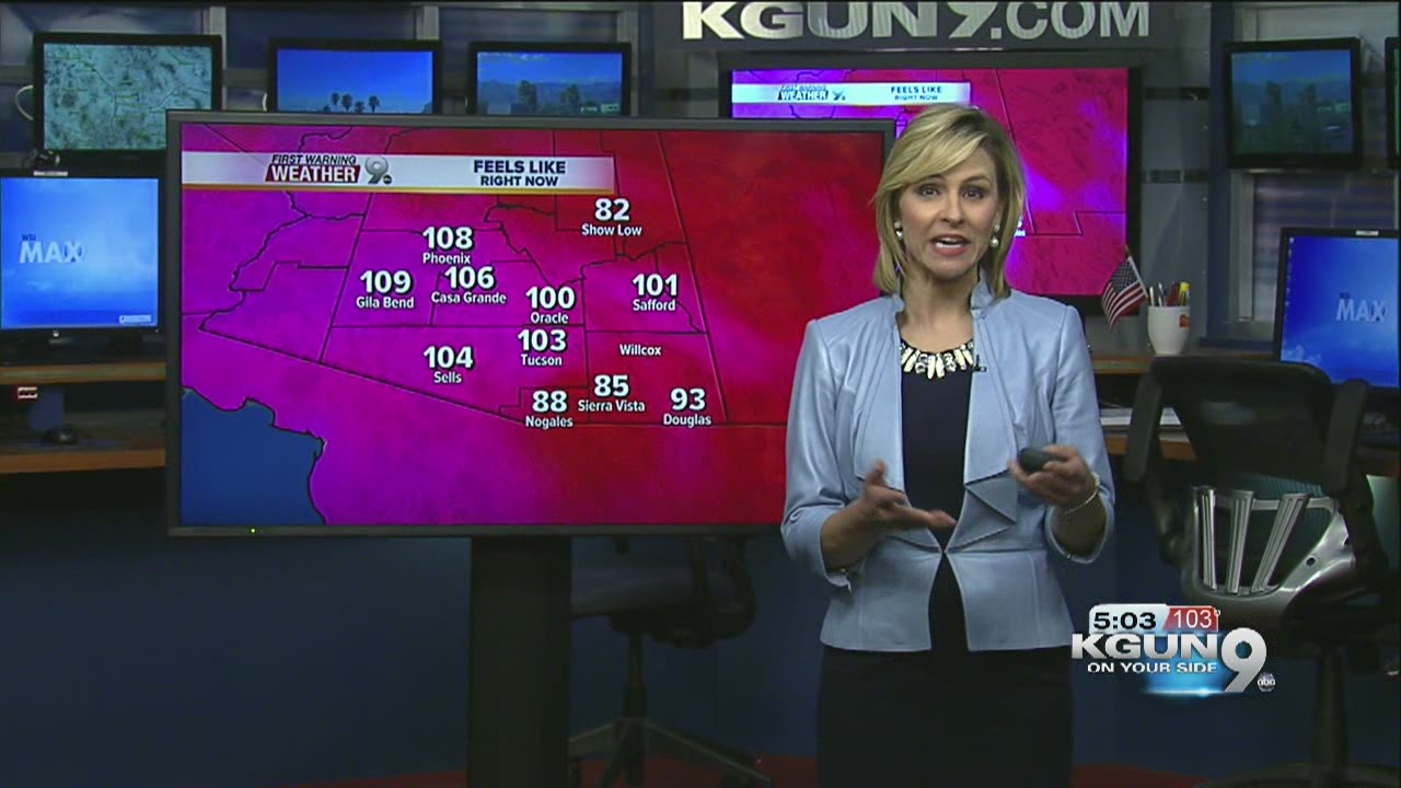 Chief Meteorologist Erin Christiansen's KGUN 9 Forecast Monday, July 3 ...