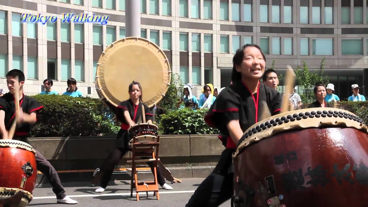 Japanese Drum (Wadaiko) Festival Tokyo, Shinjuku 和太鼓 - YouTube