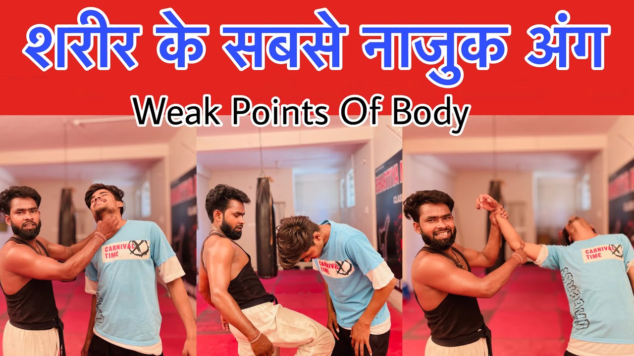 Weak Points Of Human Body || शरीर के सबसे नाजुक अंग || Self Defence For ...