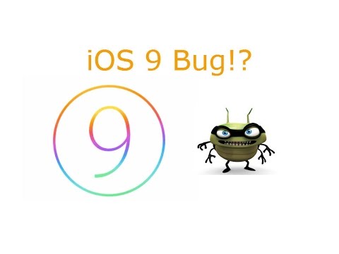 iOS 9 Bug!? - YouTube