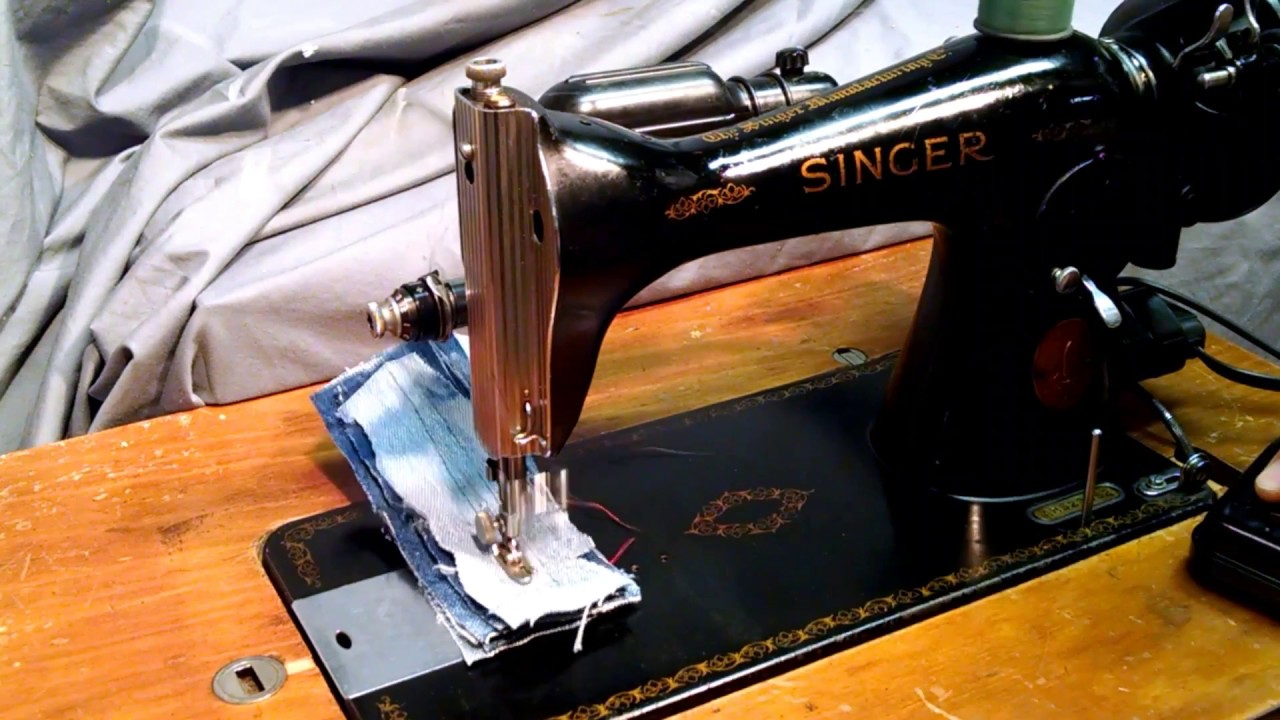 Serviced and Rewired Vintage 1948 Singer 15-91 Sewing Machine AH523352 ...
