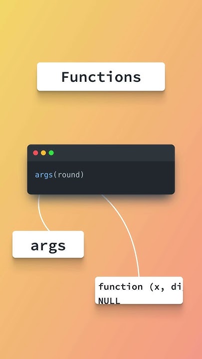 Args function in R - YouTube
