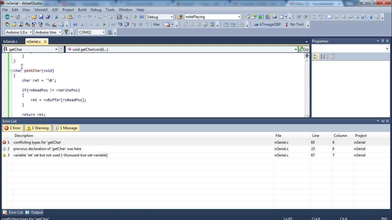 Learning AVR-C Episode 11: Serial Communication (RX) - YouTube