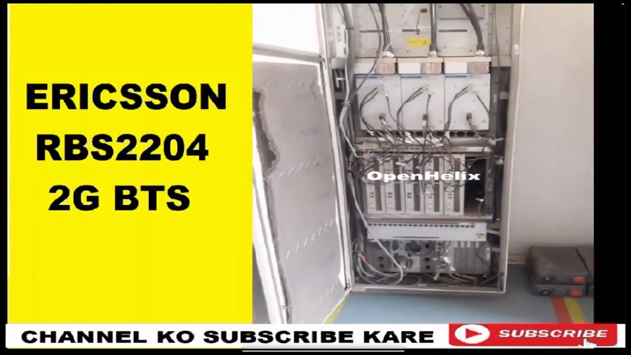 ericsson rbs2204 2g bts - YouTube