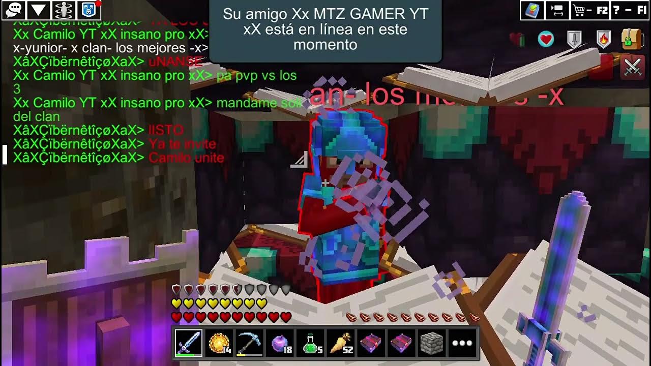 PLANET CRAFT PVP CON JUGADORES DE UN CLAN - YouTube