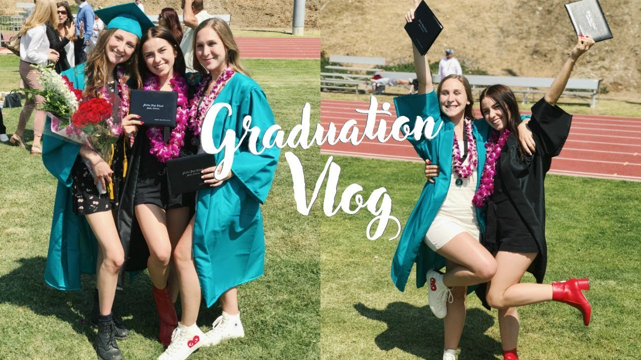I GRADUATED HIGH SCHOOL!! *VLOG* - YouTube