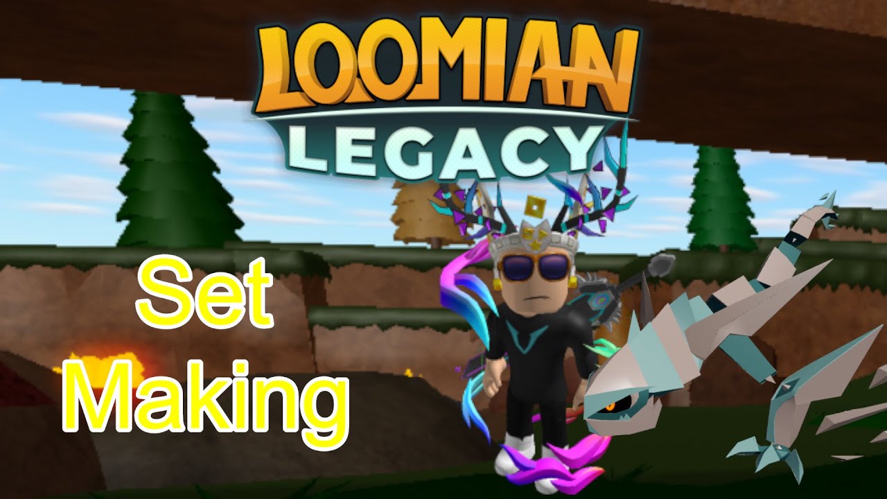 Working On Sets For Oxidrake (Loomian Legacy) - YouTube