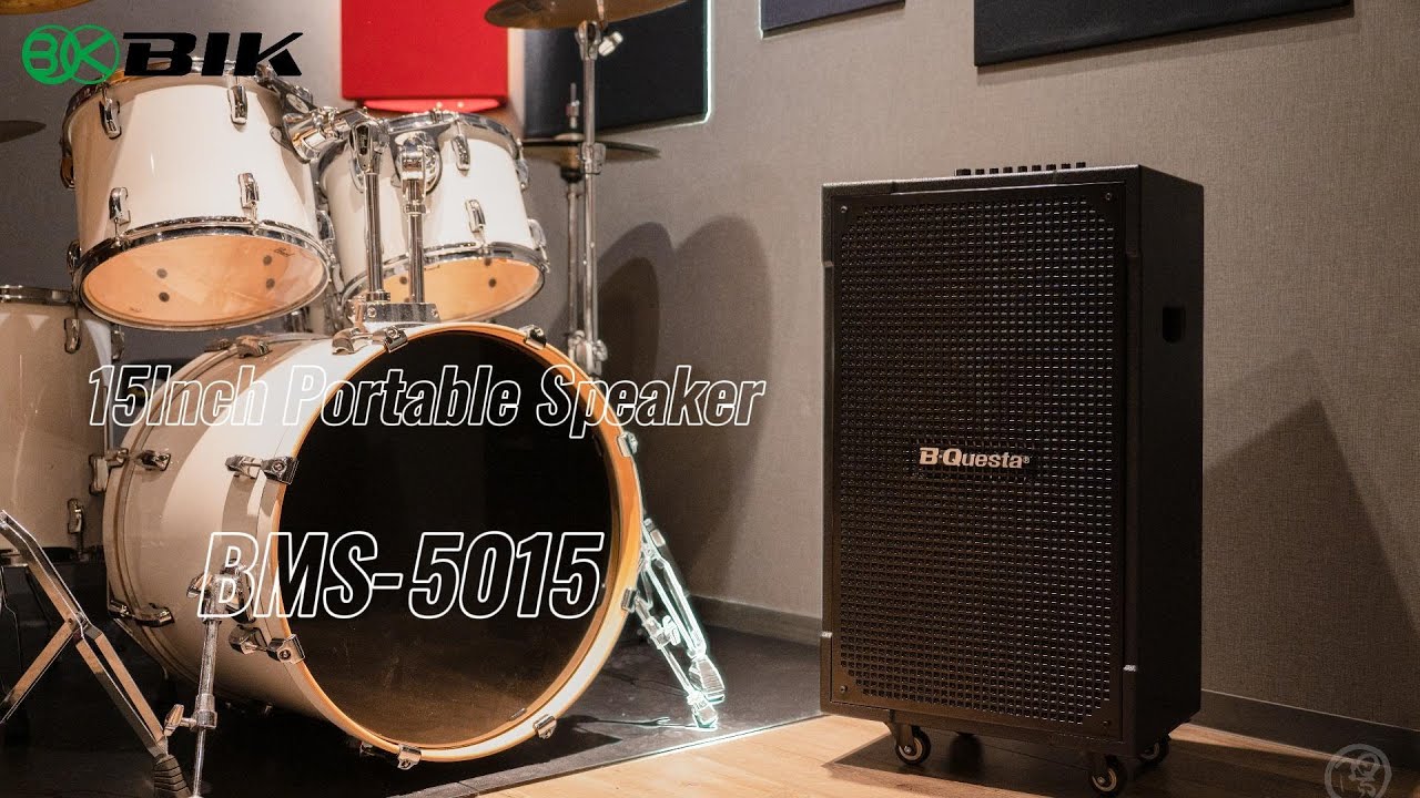 Portable Speaker BMS-5015 in studio. - YouTube