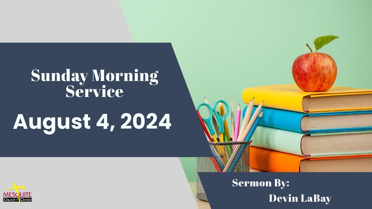 Sunday Morning Service (August 4, 2024) - YouTube