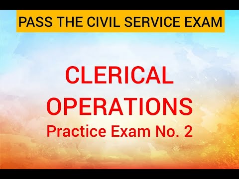 Civil Service Exam Reviewer - Clerical Operations (Practice Exam No. 2 ...