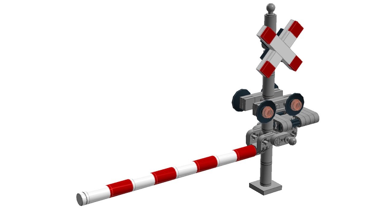 LEGO Train - Simple barrières signalisation de chemin de fer - Railroad ...