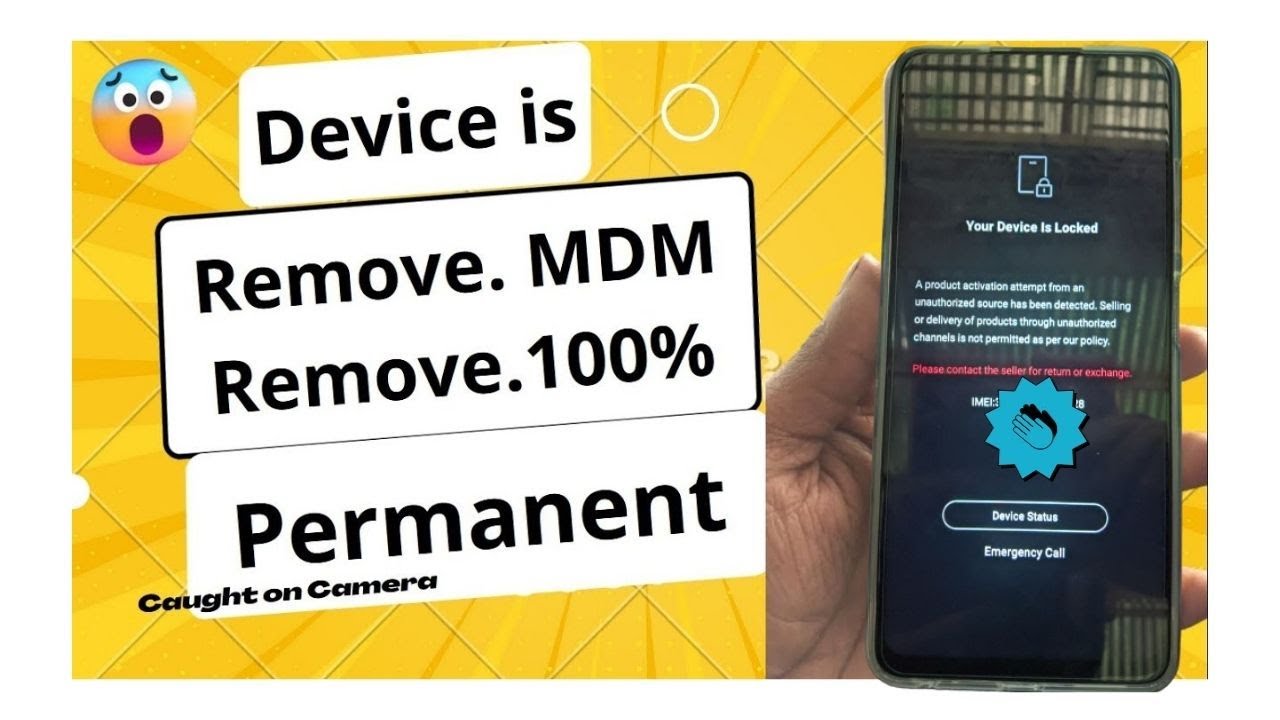 Device is Locked Remove MDM Remove 100% Permanent - YouTube
