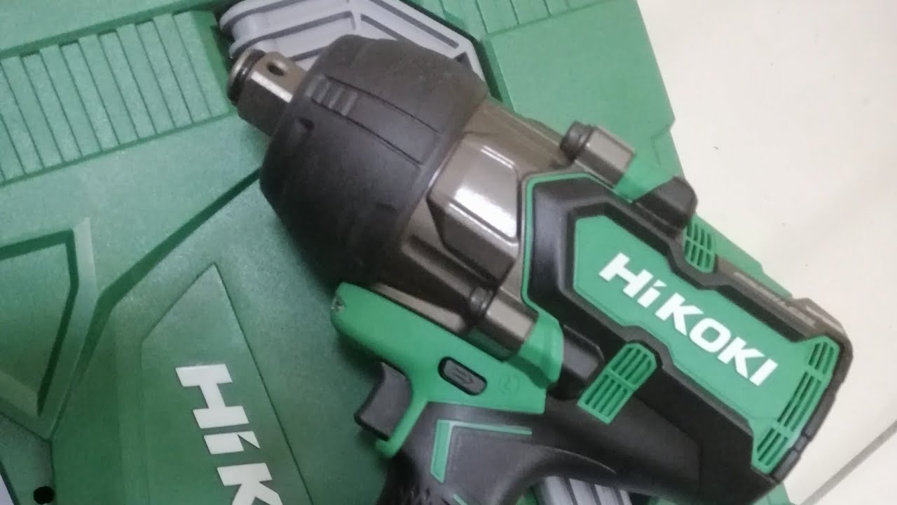 HiKOKI WR36-DA 36V multivolt 3/4 high torque impact wrench review - YouTube