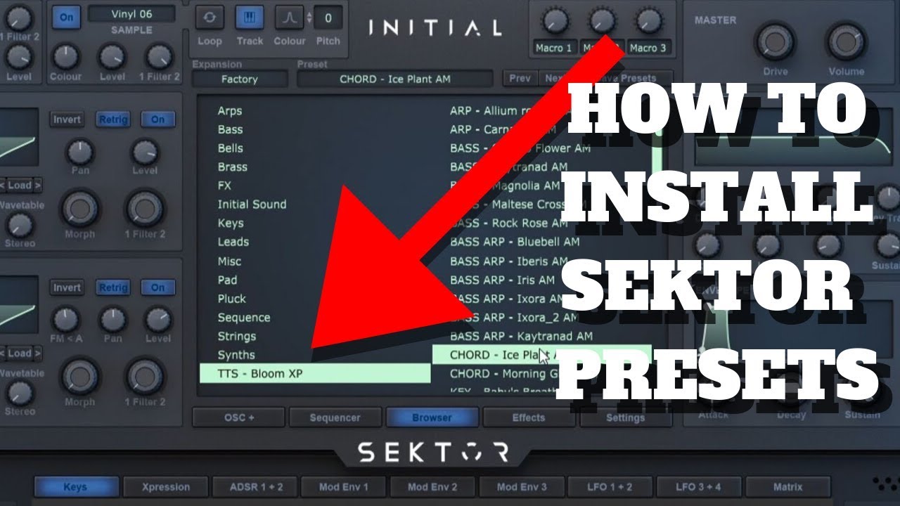 How To Install Initial Audio Sektor Presets [Custom 3rd Party] - YouTube